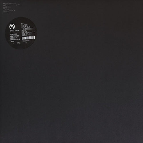 Aphex Twin - Computer controlled acoustic instruments pt2 (12-inch ...