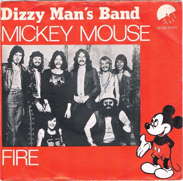 Dizzy Man's Band - Mickey Mouse / Fire (7” Single Tweedehands ...